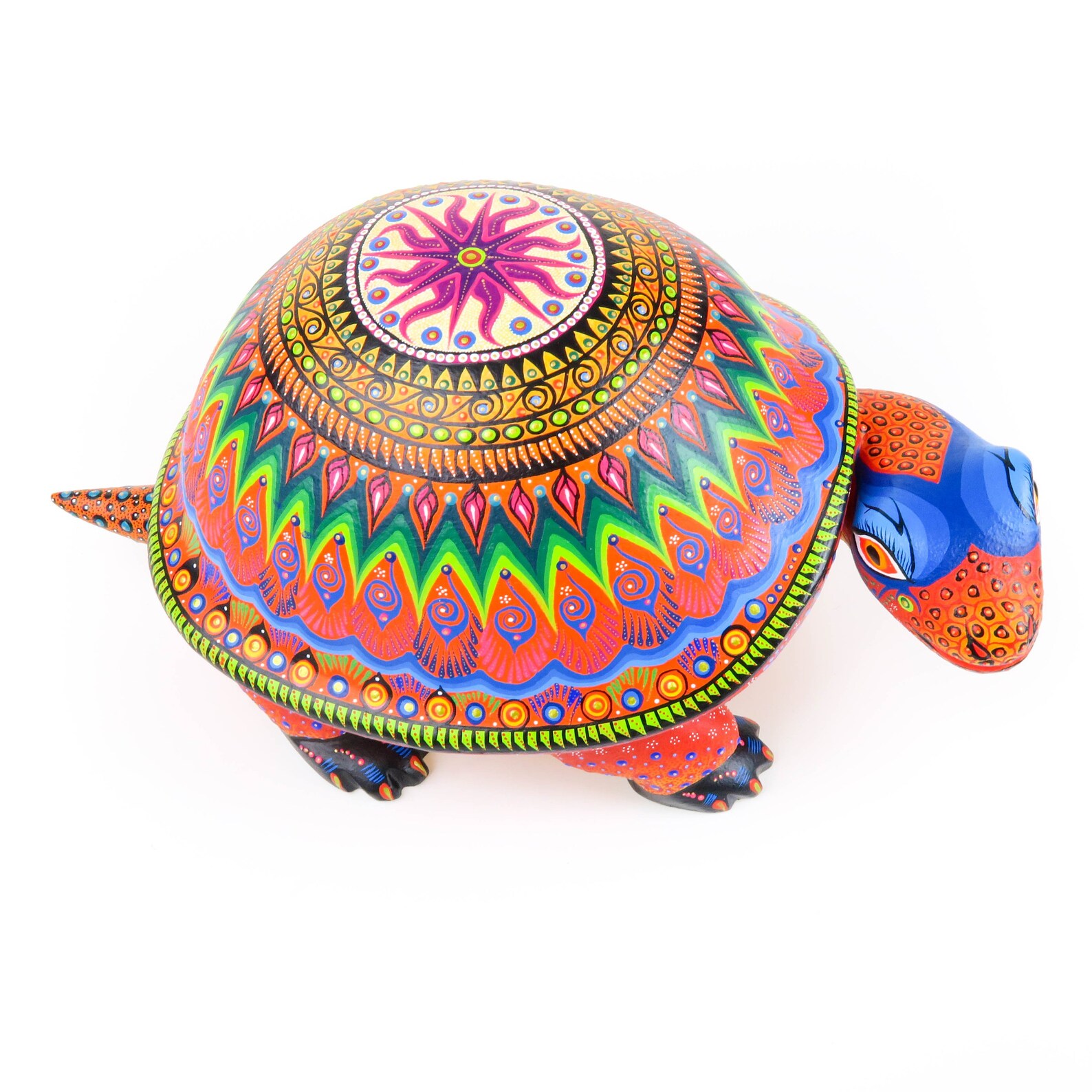 Turtle Oaxacan Alebrije Wood Carving Mexican Folk Art - Etsy