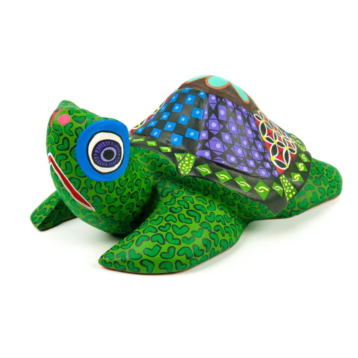 Turtle Oaxacan Alebrije Wood Carving Mexican Folk Art - Etsy