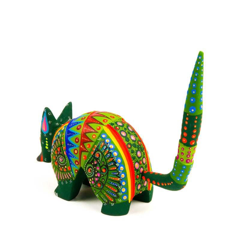 Green Armadillo Oaxacan Alebrije Wood Carving - Etsy