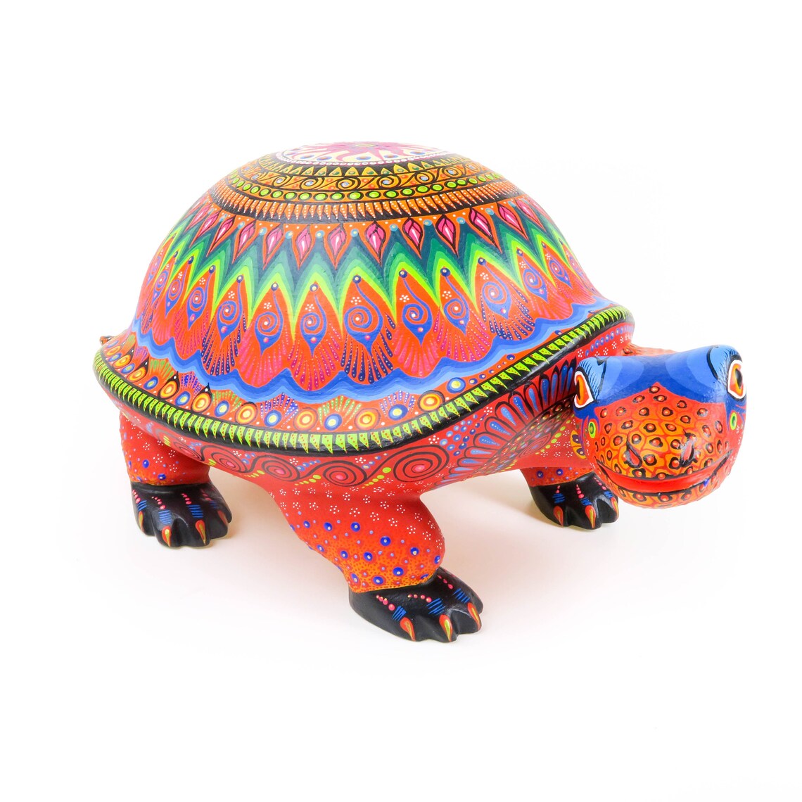 Turtle Oaxacan Alebrije Wood Carving Mexican Folk Art - Etsy