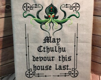 Cthulhu Banner | Etsy