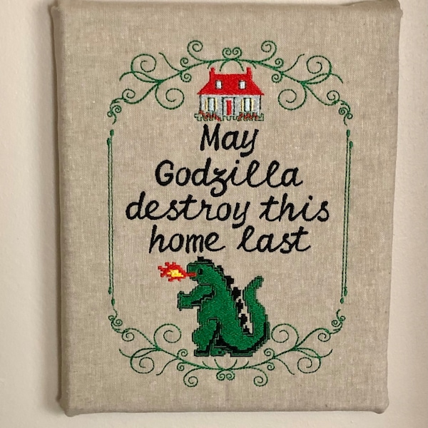 May Godzilla Destroy This Home Last - Etsy