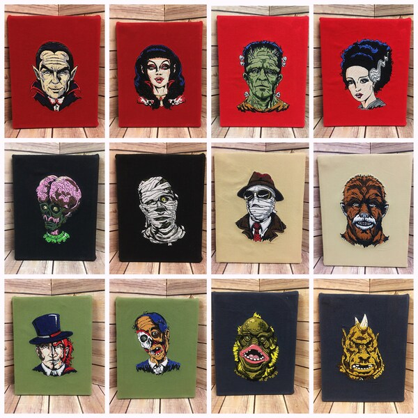 Classic Monster Art - Etsy