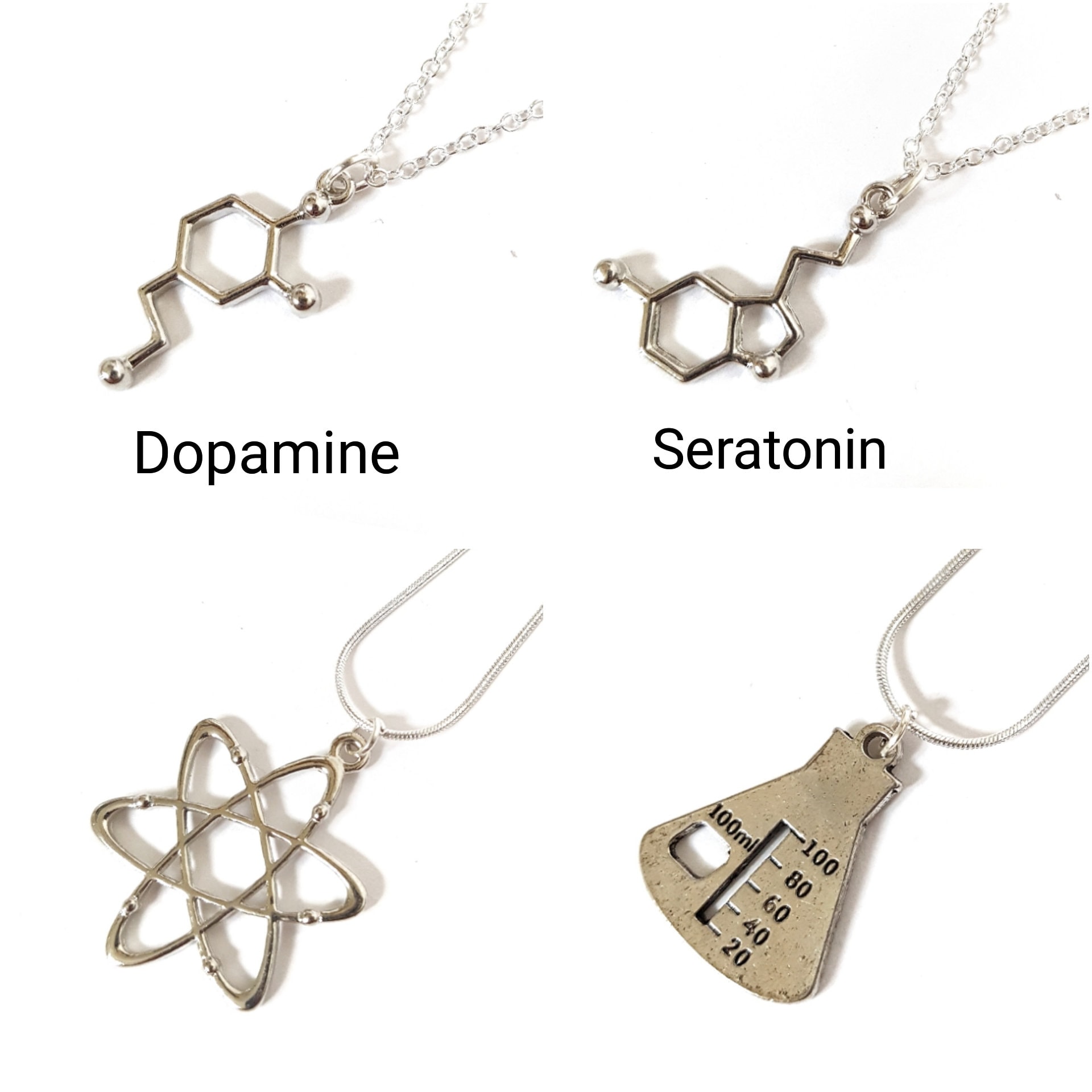 Silver Science Nature Necklaces Anatomy Morbid Jewellery | Etsy