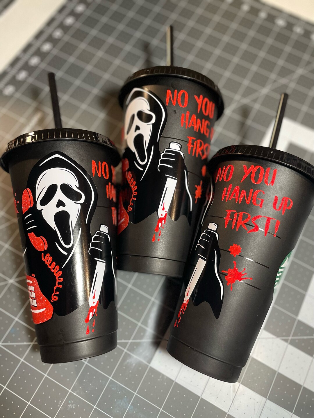 Scream Cold Cup Customized Cold Cup Tumbler Cold Cup - Etsy