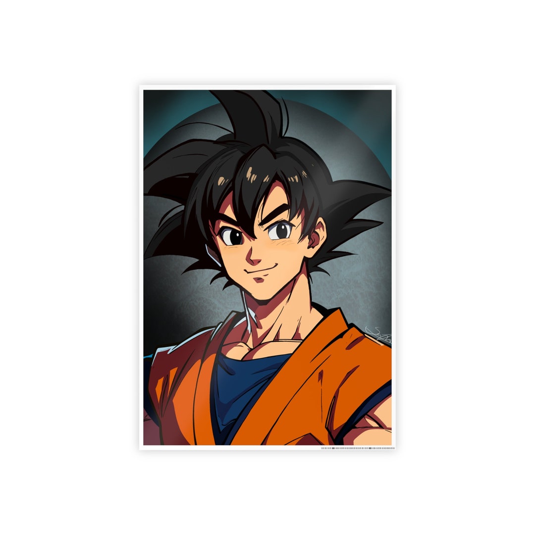 Goku DBZ Print Gloss Poster - Etsy