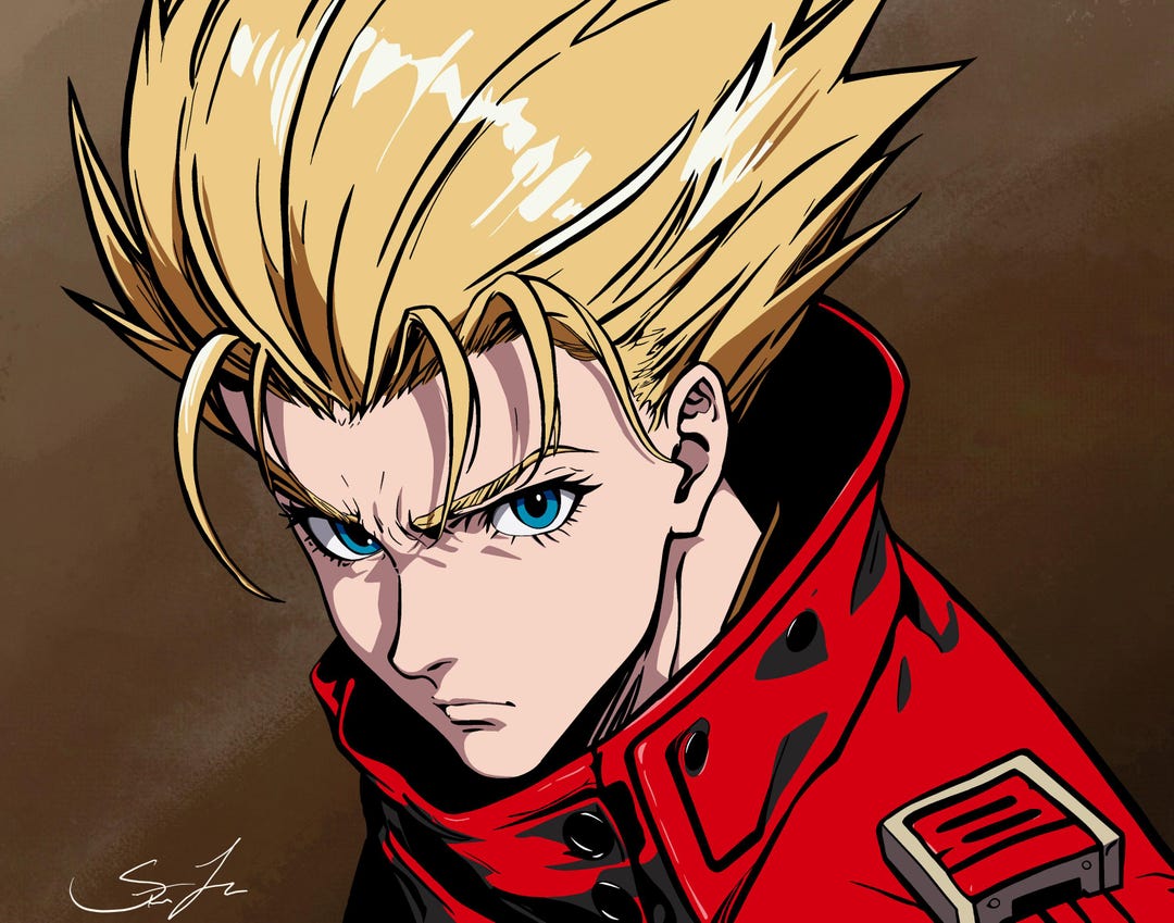 Vash the Stampede Digital Print - Etsy