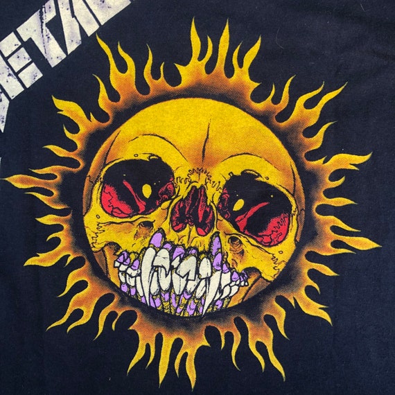 Vintage 1994 Metallica Pushead Double Sided Unisex Me… - Gem