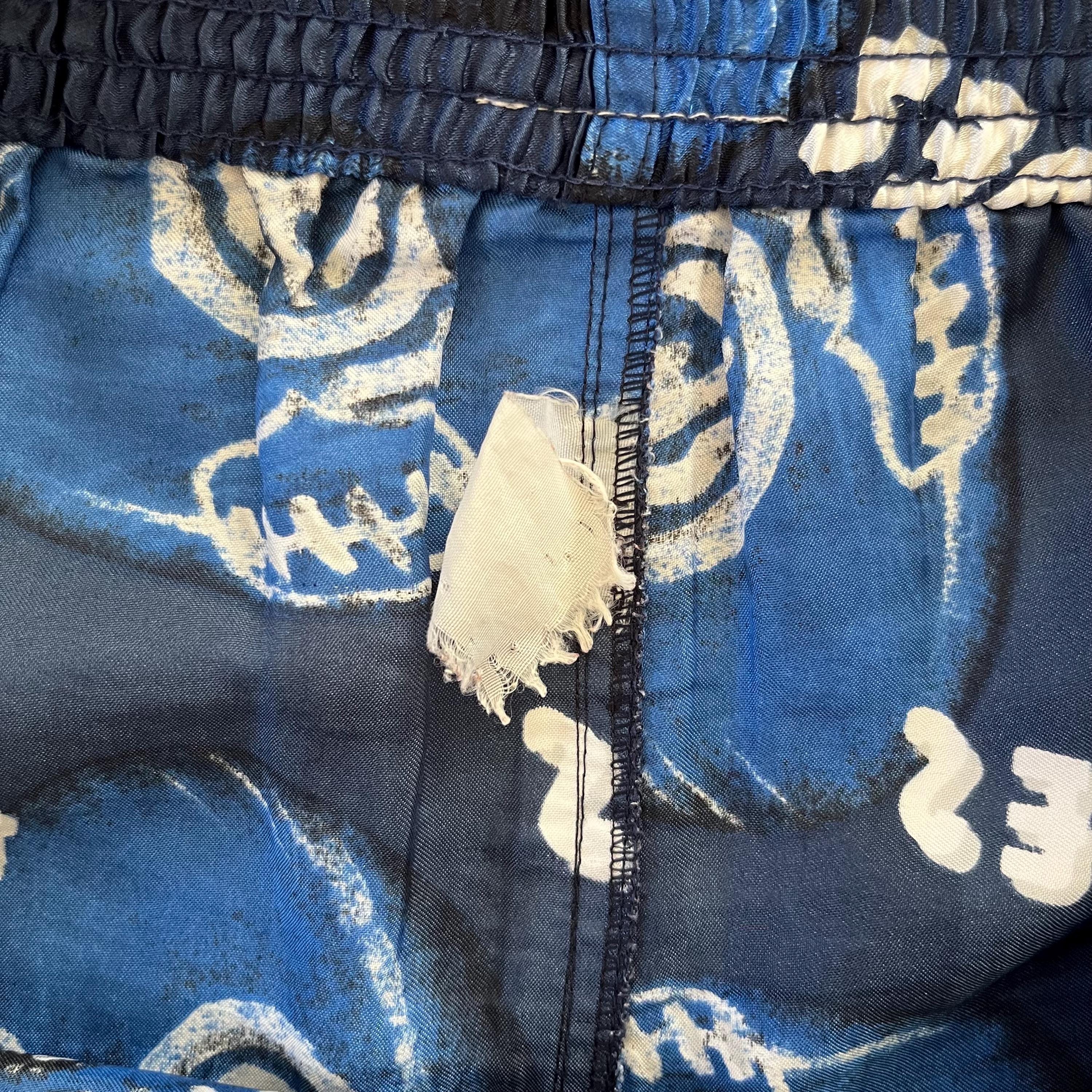 Vintage 1990’s AFL Carlton Blues All Over Print Men’s Large/xl Satin ...