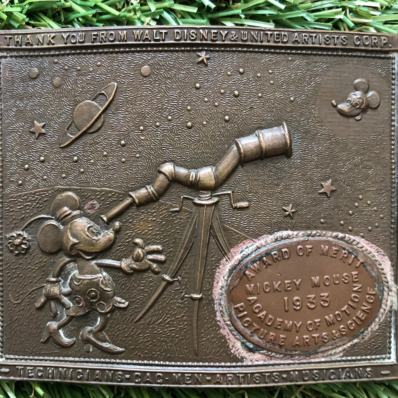 Vintage 1970s Mickey Mouse Award Of Merit Walt Disney Minnie | Etsy