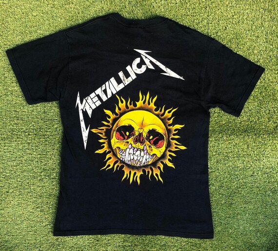 Vintage 1994 Metallica Pushead Double Sided Unisex Me… - Gem