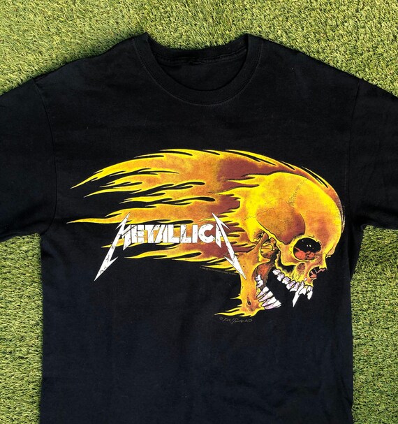 Vintage 1994 Metallica Pushead Double Sided Unisex Me… - Gem