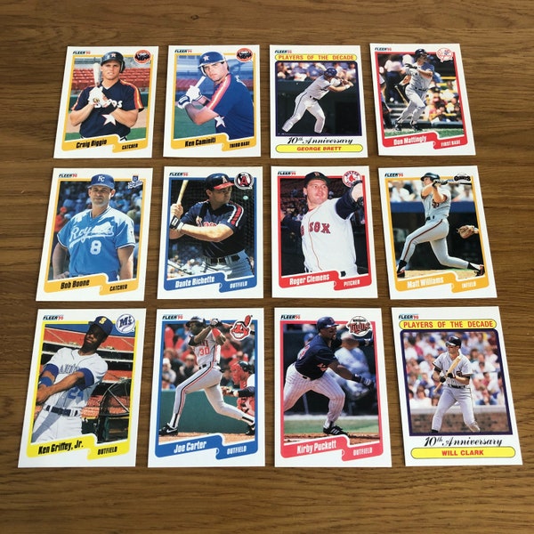 Baseball Card Lot - Etsy