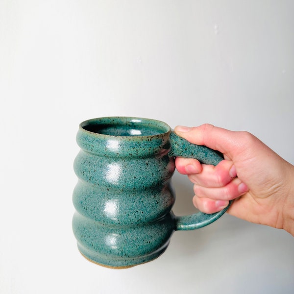Handmade Wavy Mug - Etsy