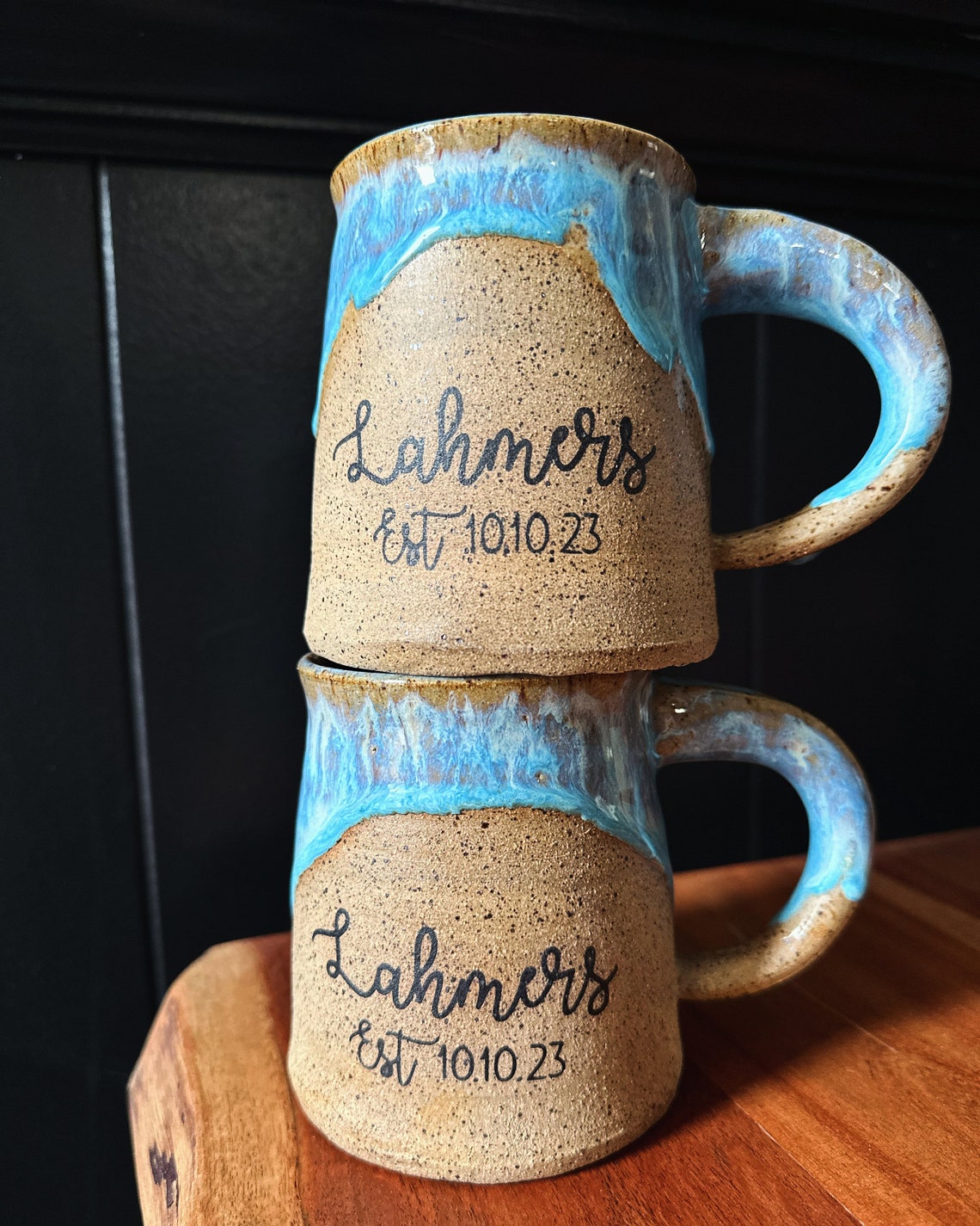 Made to Order, Custom Last Name and Date Established Ceramic Mug ...