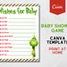 Grinch Baby Shower Game INSTANT DOWNLOAD - Canva Editable Grinchmas ...