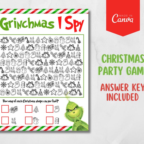 Grinch Scavenger Hunt - Etsy