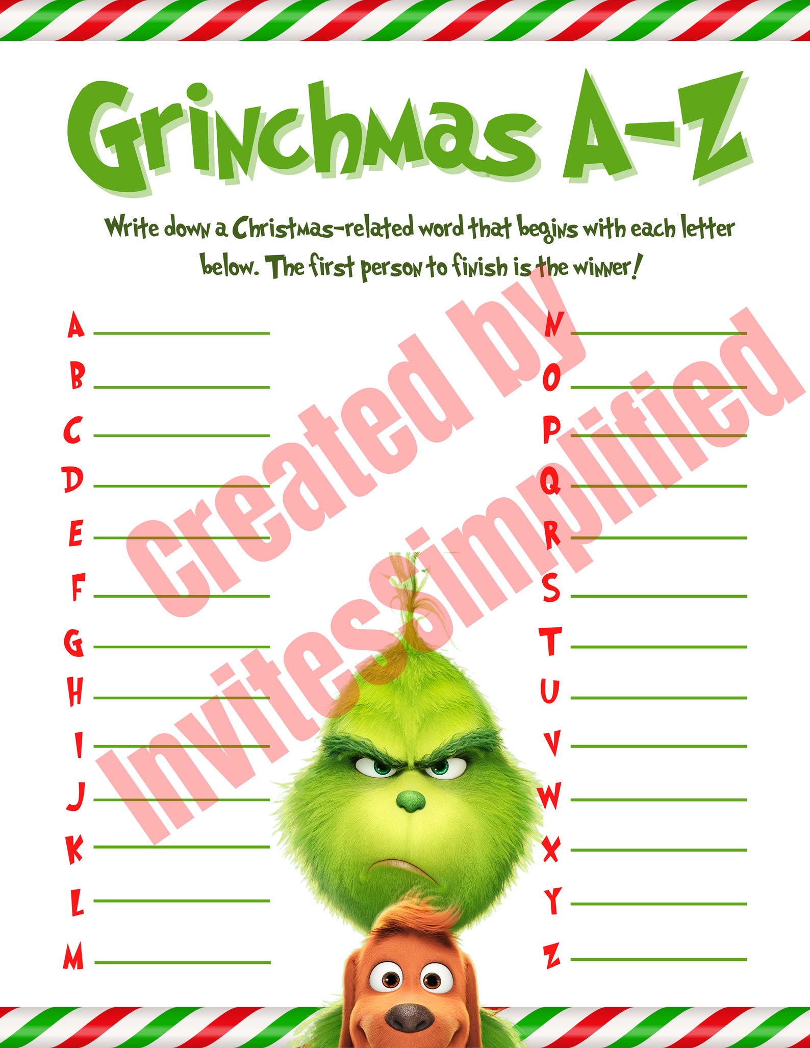 Grinch Game, Grinchmas Games, Christmas Party Games, How the Grinch ...