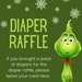 Grinch Christmas Baby Shower Diaper Raffle | INSTANT DOWNLOAD | Canva ...