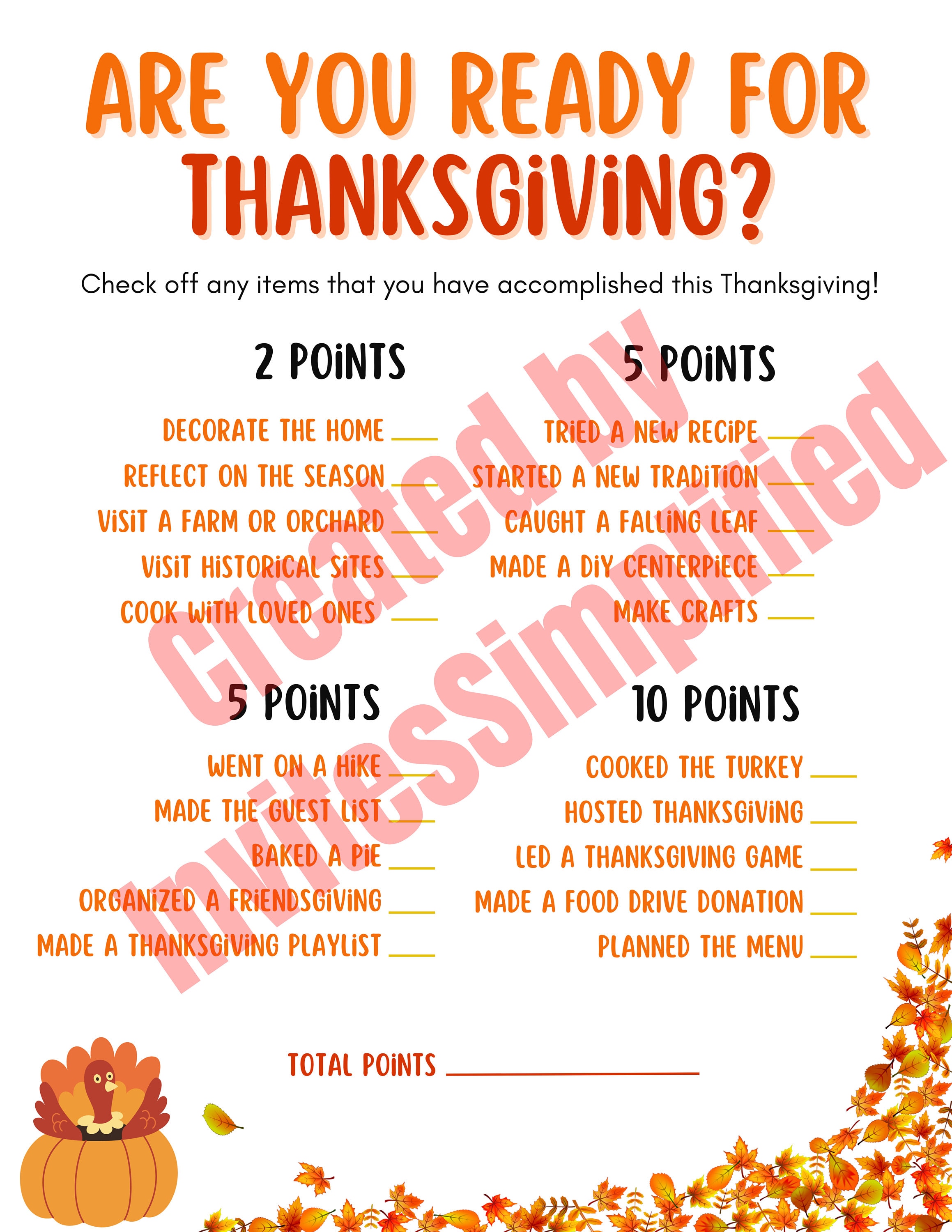 Thanksgiving Game Printable, Thanksgiving Games, Autumn Game ...