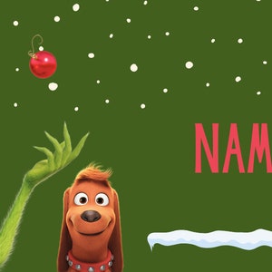 Grinch Christmas Baby Shower Diaper Raffle | INSTANT DOWNLOAD | Canva ...