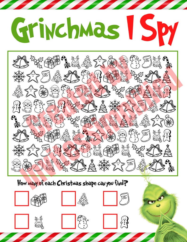 Grinch Game, Grinchmas Games, Christmas Party Games, How the Grinch ...
