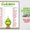 Grinch Game Bundle, INSTANT DOWNLOAD, Canva Editable Template ...