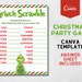 Grinch Baby Shower Games Bundle INSTANT DOWNLOAD Canva Editable ...