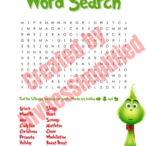 Grinch Game, Grinchmas Games, Christmas Party Games, How the Grinch ...