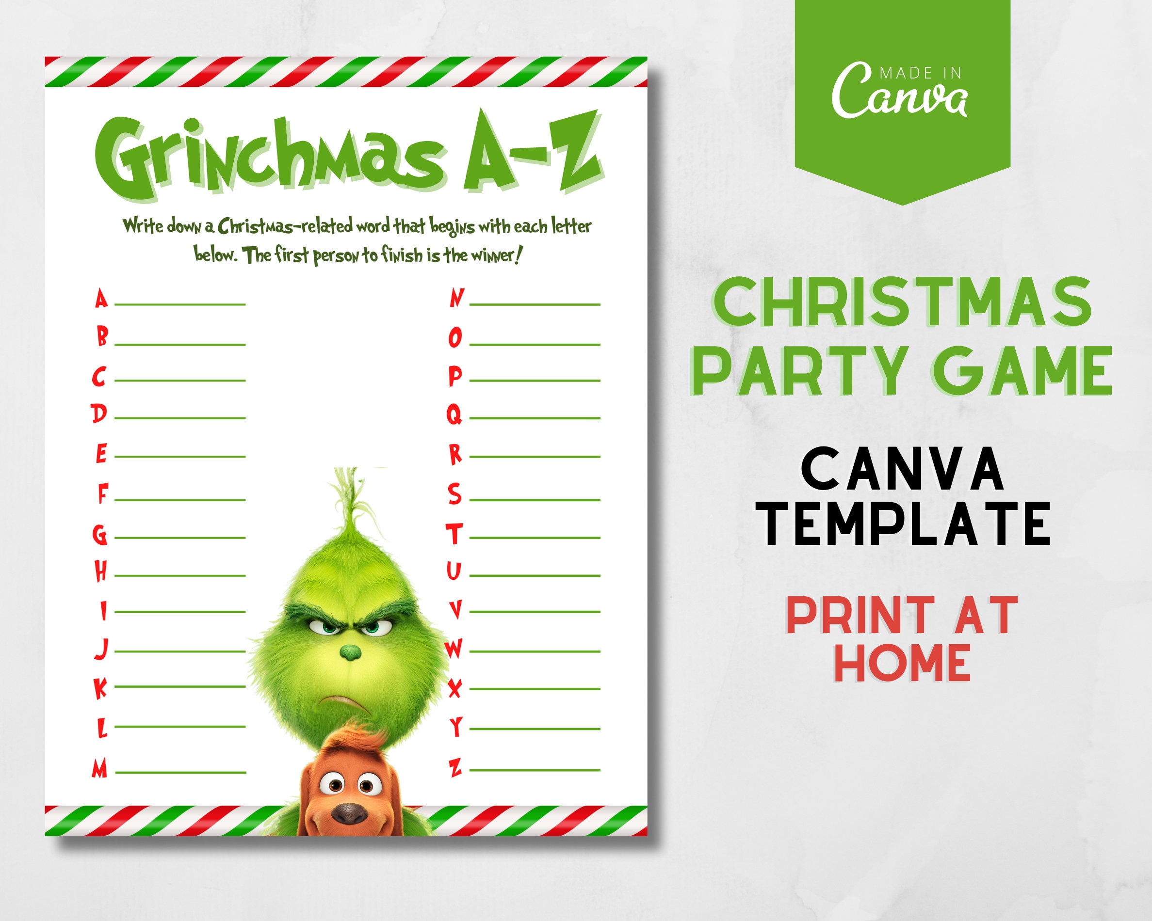 Grinch Game, Grinchmas Games, Christmas Party Games, How the Grinch ...