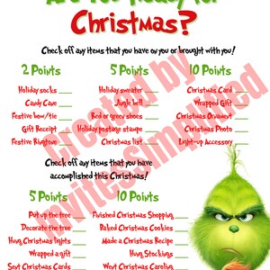 Grinch Game, Grinchmas Games, Christmas Party Games, How the Grinch ...