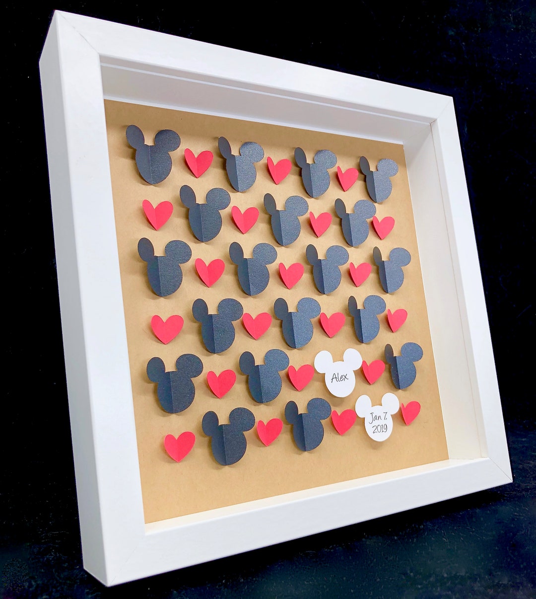 Personalized Mickey Mouse Nursery Art Mickey Mouse Art With - Etsy