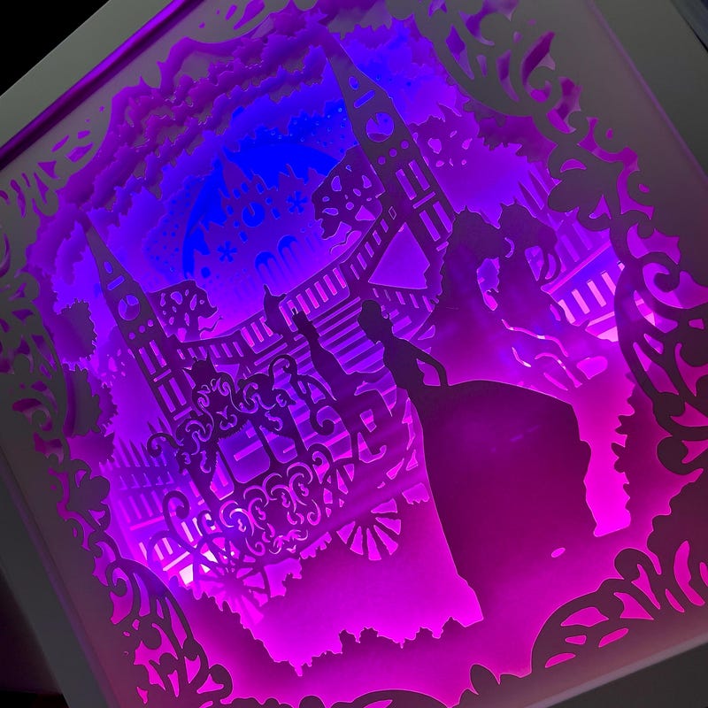 Cinderella Lamp - Etsy