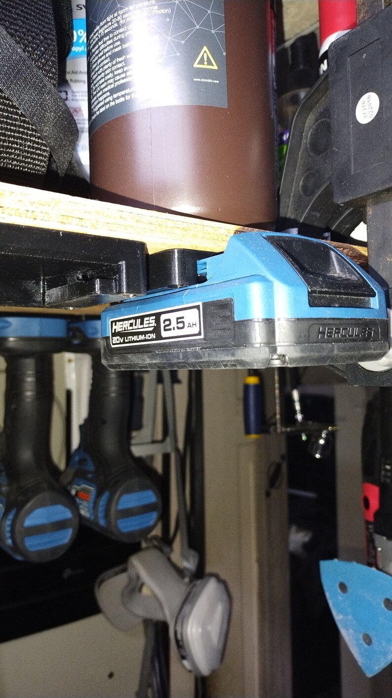 Hercules 20v Tool & Battery Mounts - Etsy