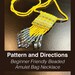 Beaded Amulet Bag Pattern, Springtime Sunshine Pattern, Peyote Stitch ...