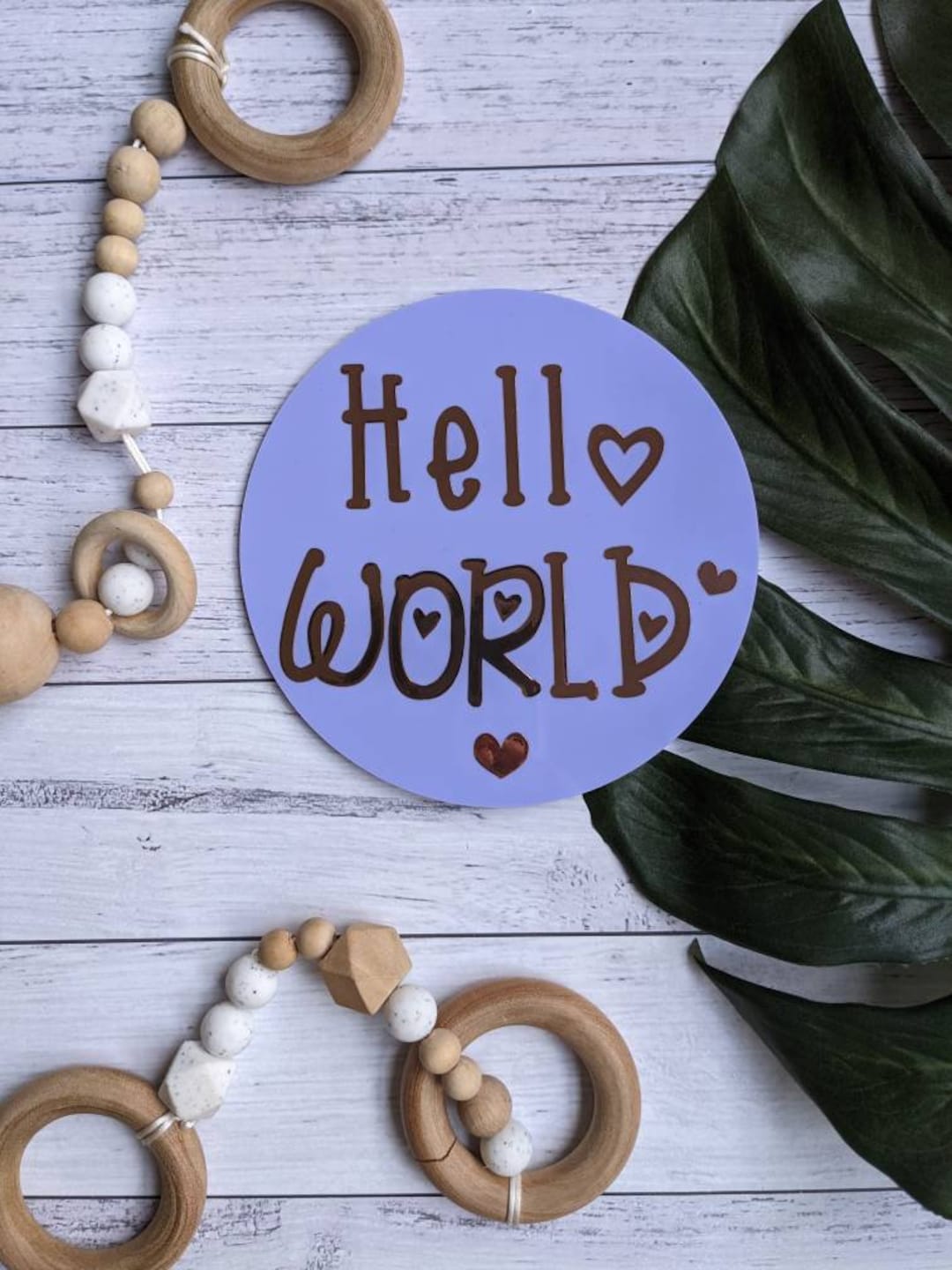Birth Announcement Sign Hello World Baby Milestone Acrylic - Etsy Australia