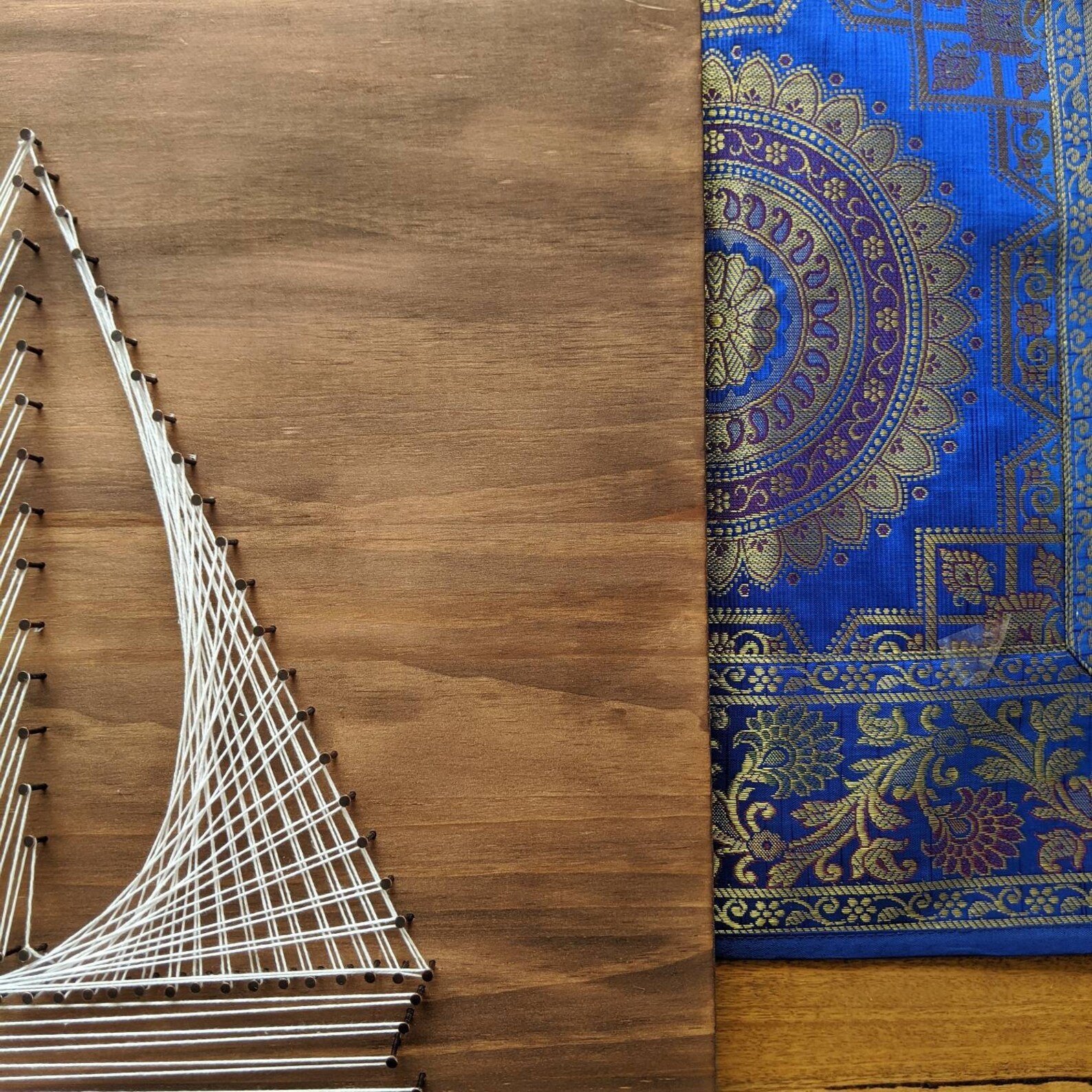 Nautical Wooden Sail Boat String Art Home Decor | Etsy