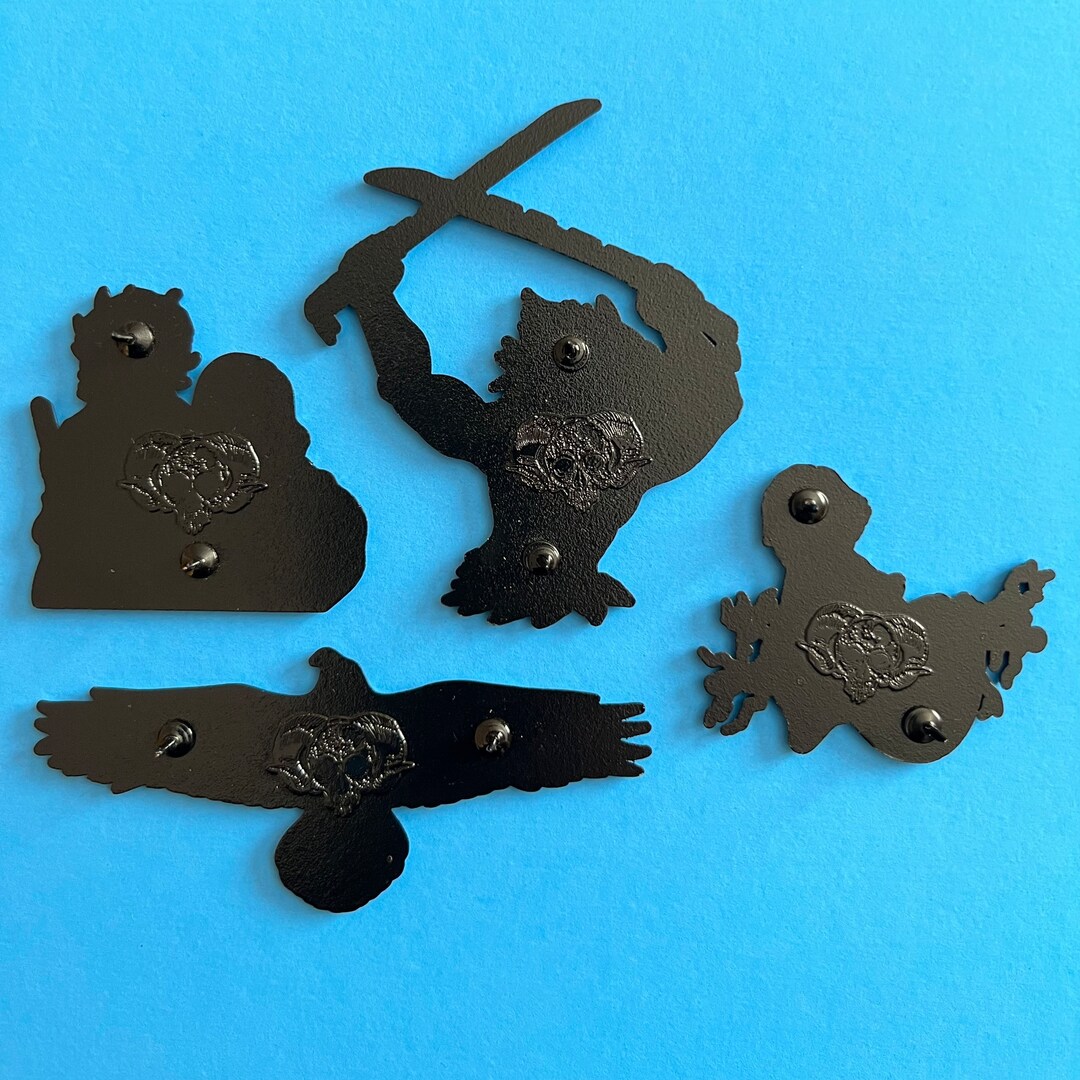 Mystery Pin And Evil Disney Sticker Etsy