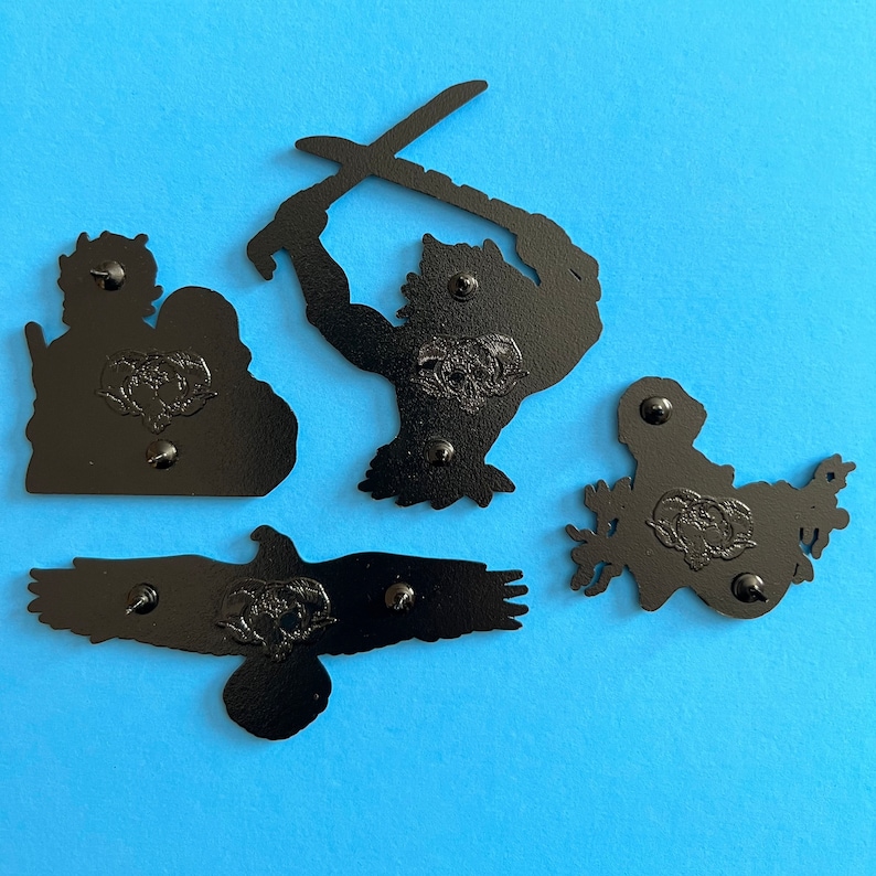 Mystery Pin And Evil Disney Sticker Etsy