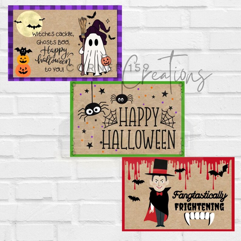 Halloween Banner Template: Printable or Paintable DIY Party Decor (3ft ...
