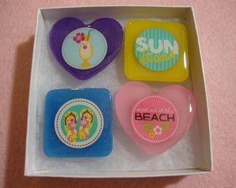 Beach magnets | Etsy