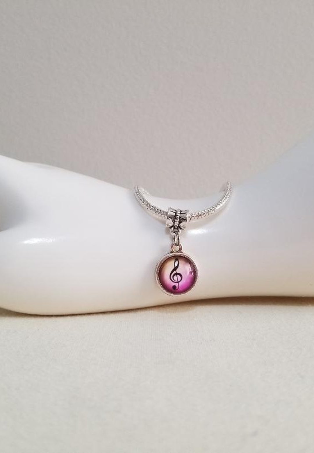 Music Note Charm for European Bracelet, European Bracelet Charm, Music ...