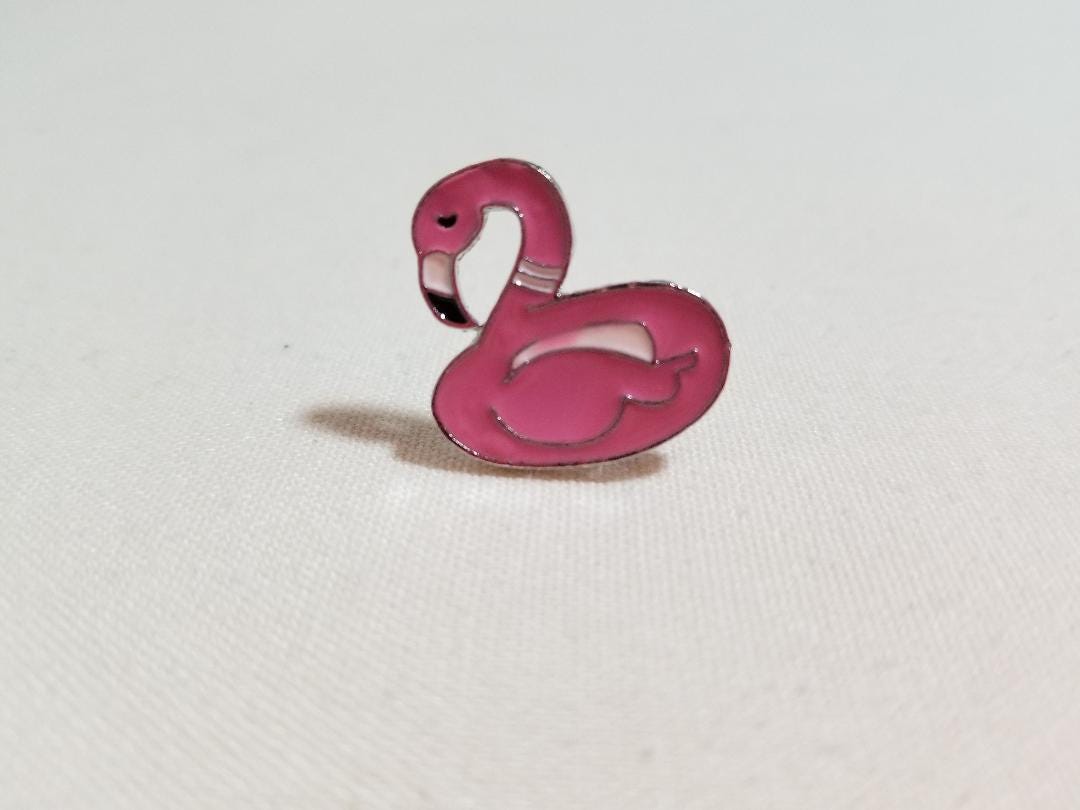 Pink Flamingo Lapel Pin, Beach Lapel Pin, Flamingo Brooch, Beach Brooch ...