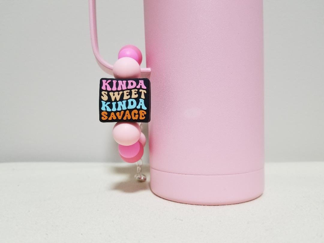 Words Stanley Cup Charm, Quote Tumbler Charm, Cute Words Luggage Charm ...