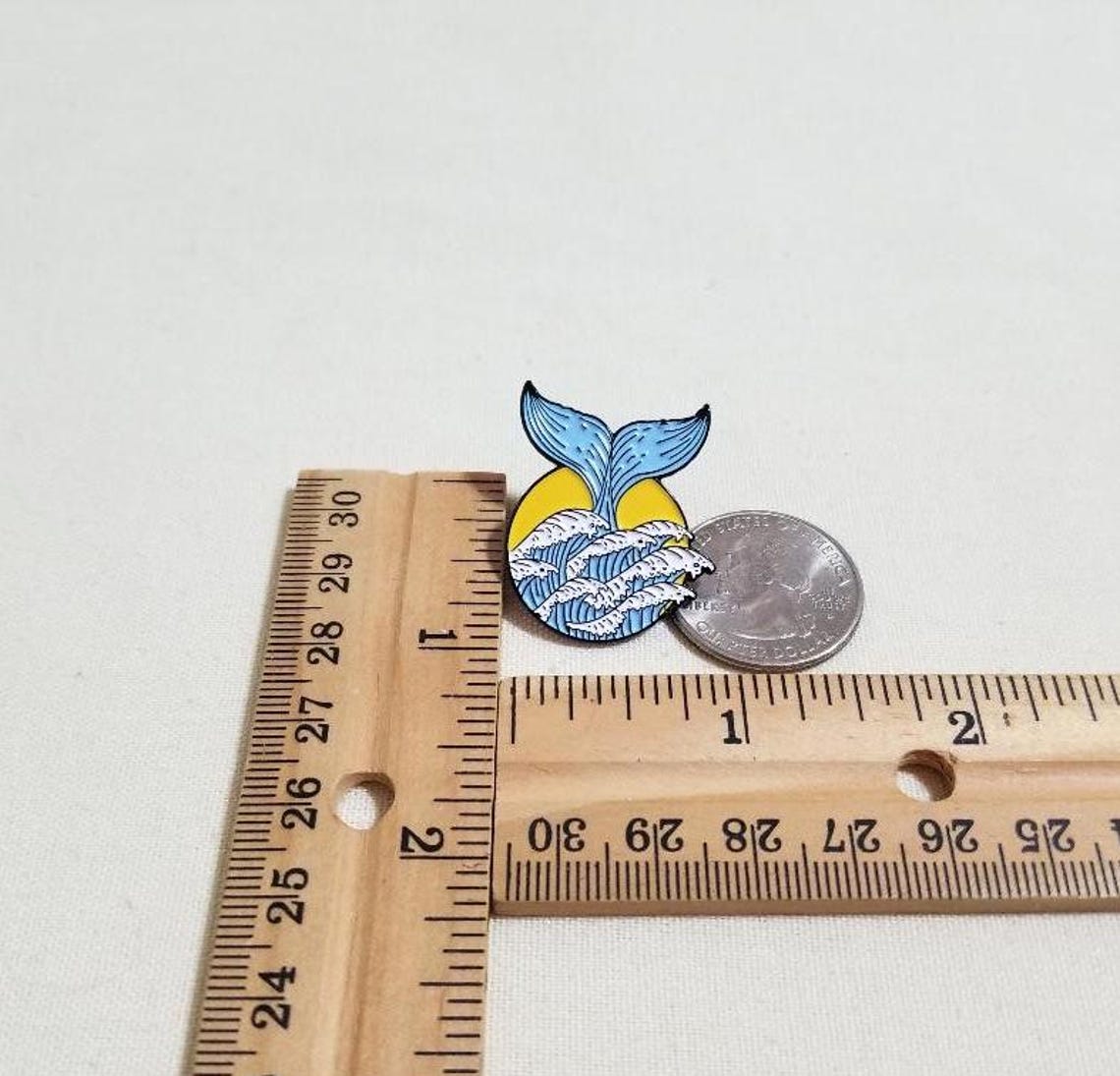 Mermaid Tail Lapel Pin, Beach Lapel Pin, Mermaid Brooch, Beach Brooch ...