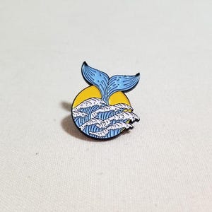 Mermaid Tail Lapel Pin, Beach Lapel Pin, Mermaid Brooch, Beach Brooch ...