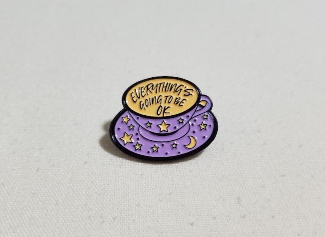 Words Lapel Pin, Quote Lapel Pin, Cute Words Lapel Pin, Words Hat Pin ...