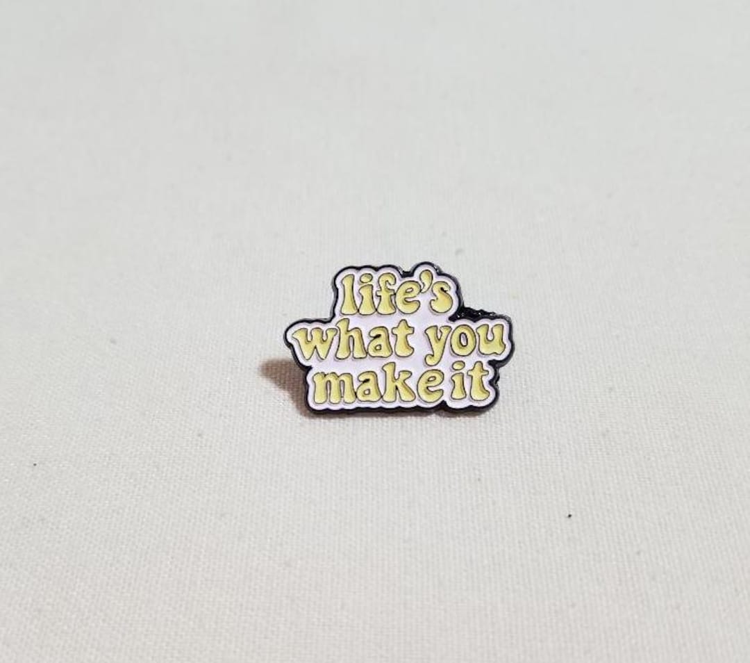 Words Lapel Pin, Quote Lapel Pin, Cute Words Lapel Pin, Words Hat Pin ...