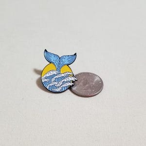 Mermaid Tail Lapel Pin, Beach Lapel Pin, Mermaid Brooch, Beach Brooch ...