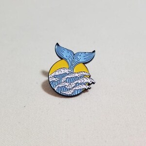 Mermaid Tail Lapel Pin, Beach Lapel Pin, Mermaid Brooch, Beach Brooch ...